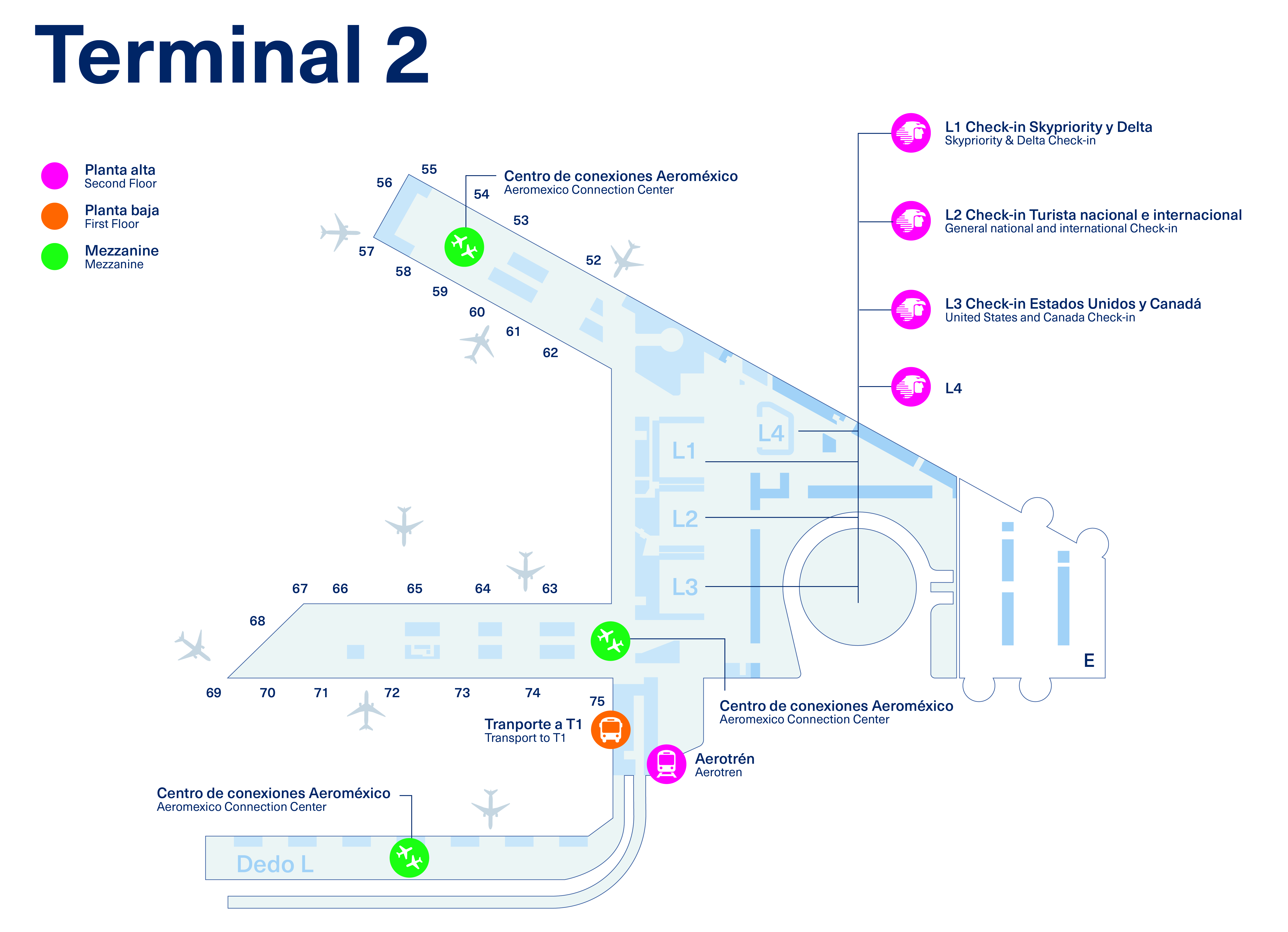 Mexico City Airport Terminal 2 Map Get Map Update Mexico City Airport Terminal 2 Map Get Map Update
